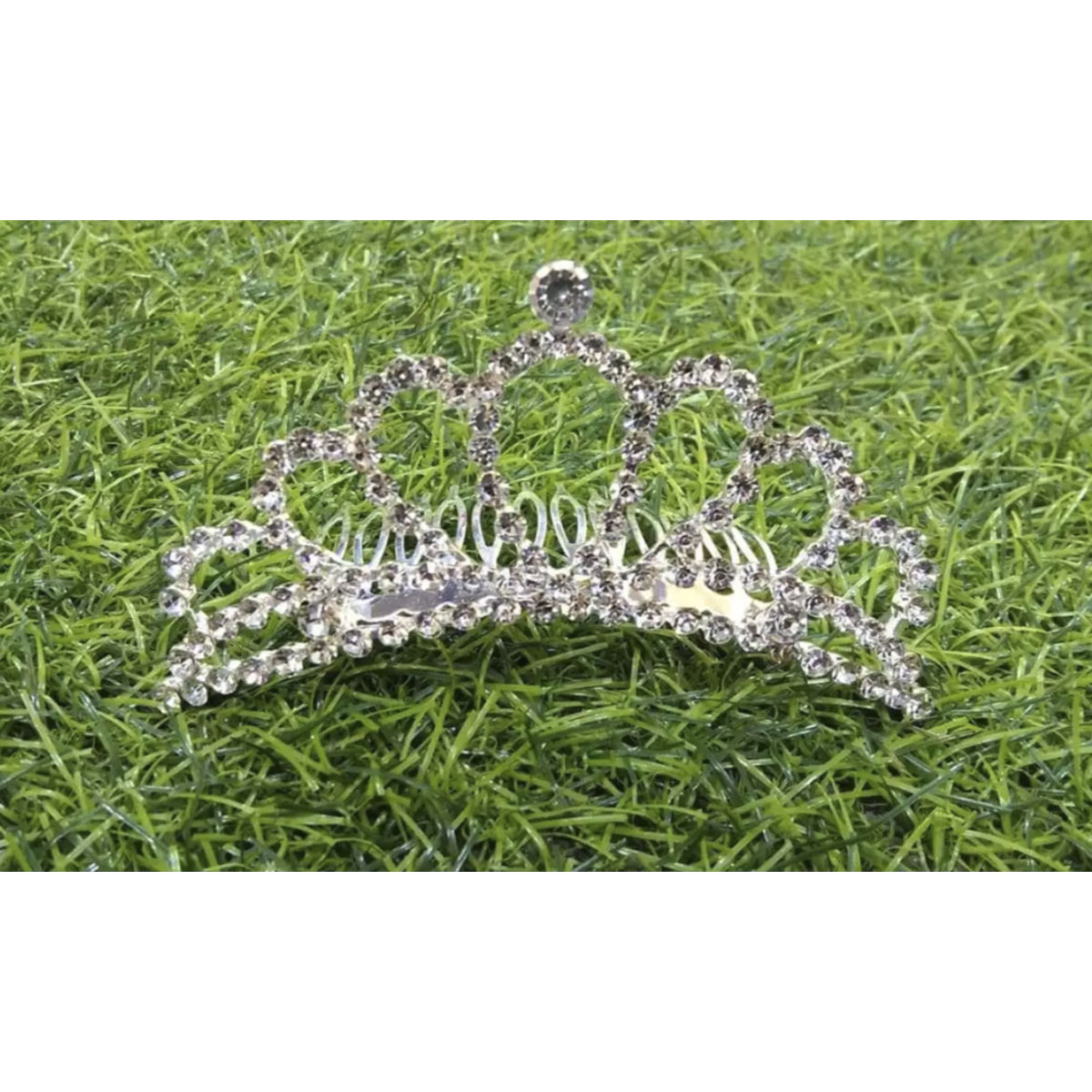 Crown/mini Hair comb crown/Girl Kids Fashion Rhinestone Princess Hair ...