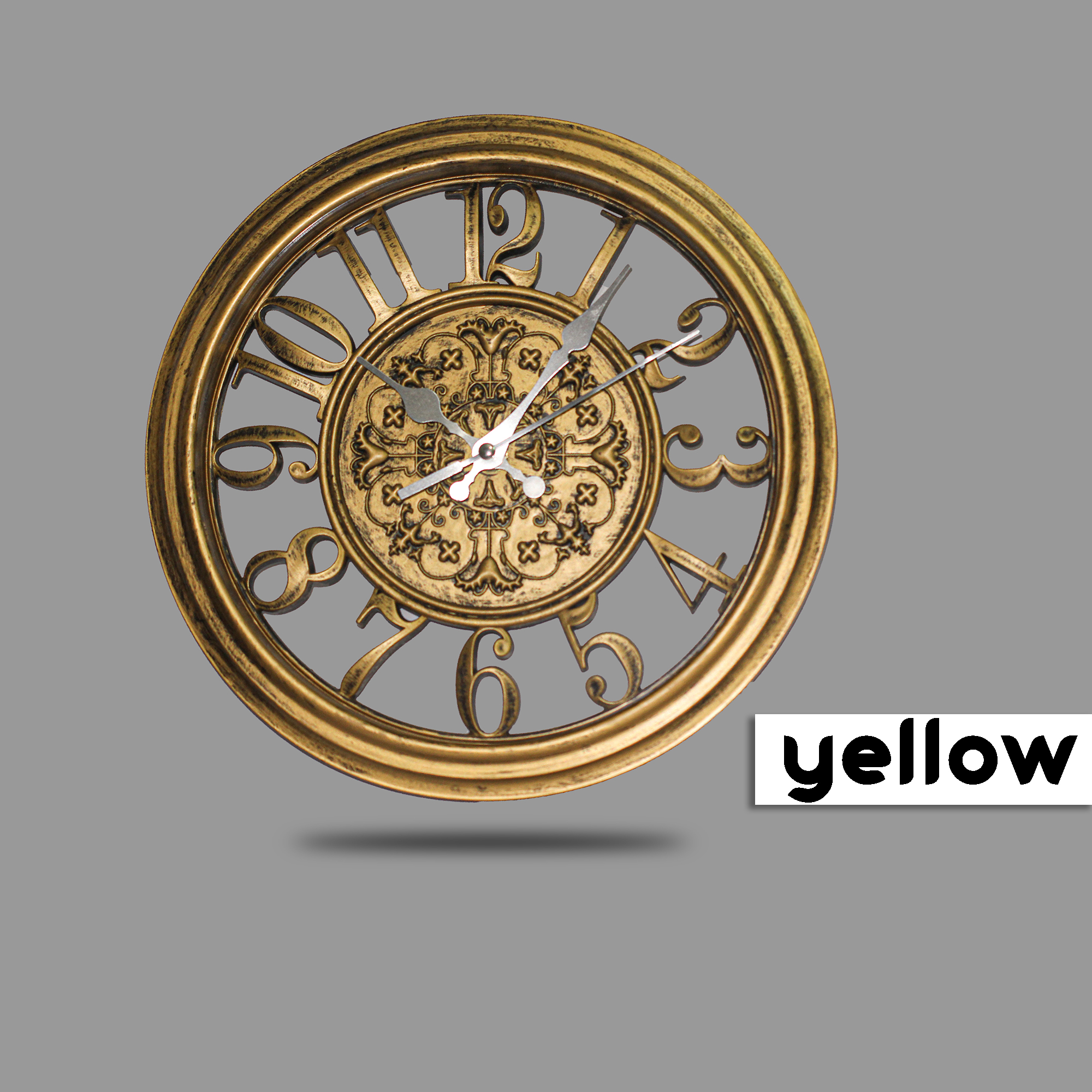 American Clock European Retro Hanging Clock Living Room Art Quiet ...