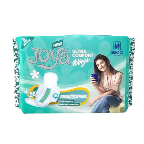 SMC Joya Sanitary Napkin – Ultra Comfort Wings 8 Pads Pack (290mm ...
