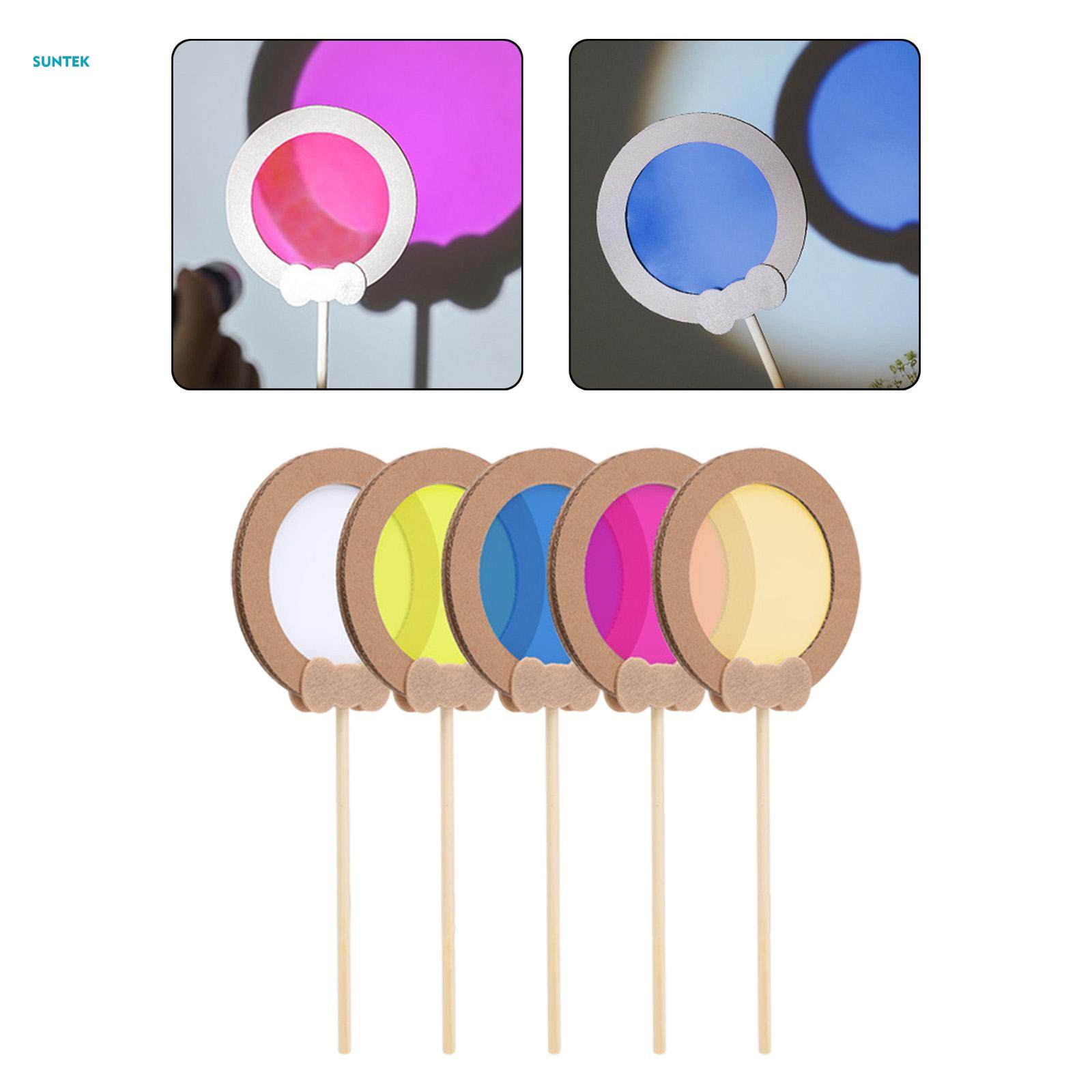 5x Kids Paddles Educational Kindergarten Color Learning Teaching Tools ...