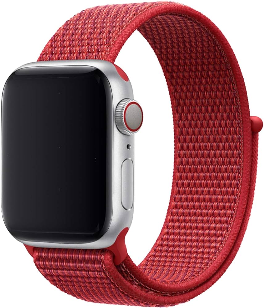 38mm/40mm Sport Woven Nylon Loop strap for Wrist Braeclet Adjust Nylon ...