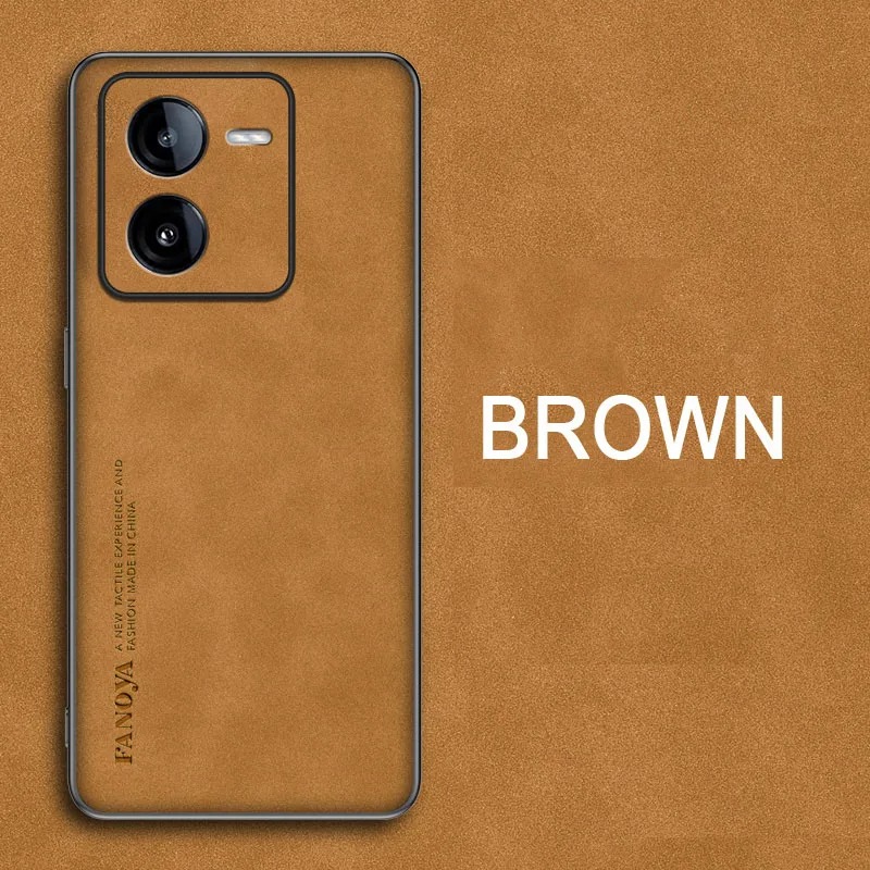 For IQOO Z9X Case Blended Matte Soft Shell Wool Texture Design Anti ...