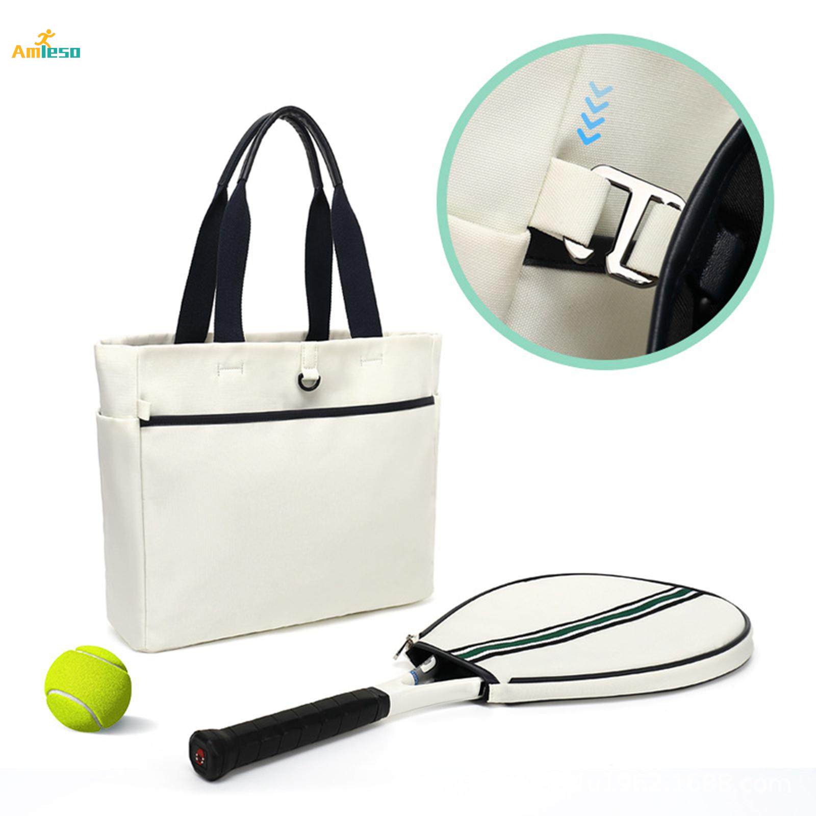 Tennis Tote Carrying Large Detachable Racket Holder Portable Badminton ...
