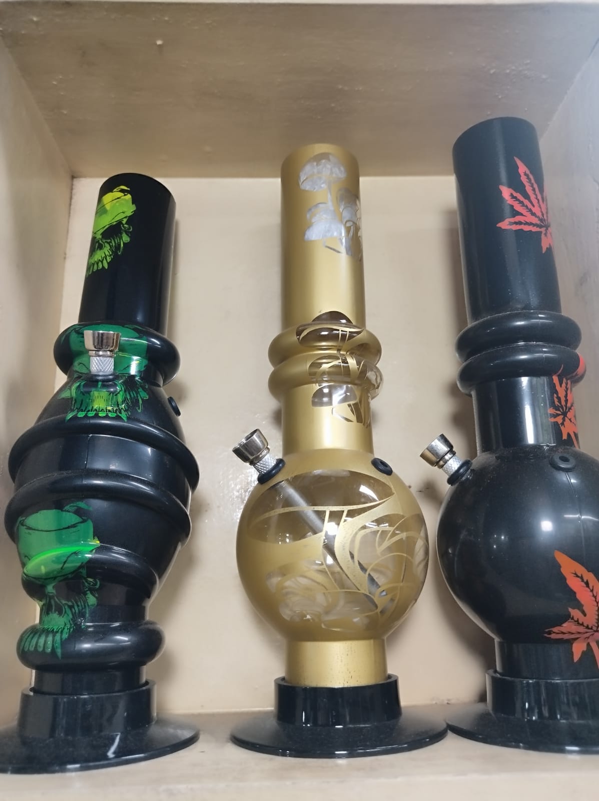 Acrylic Waterpipe 33Cm Plastic Bubble Water Pipe 13" Bong Shisha Pipe ...