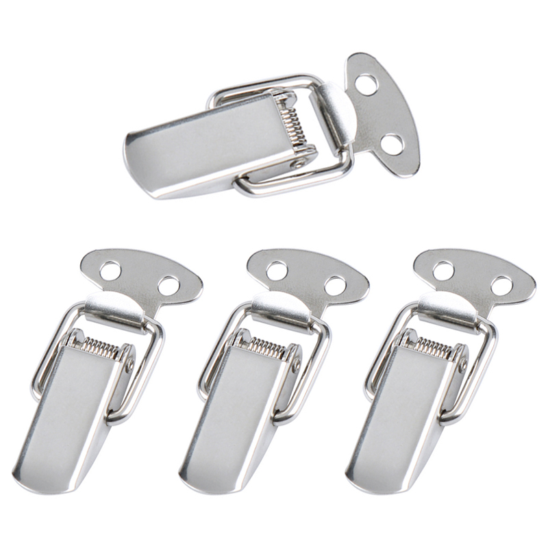 4pcs Buckle Stainless Steel Vintage Mini Lock Chest Box Suitcase Case ...