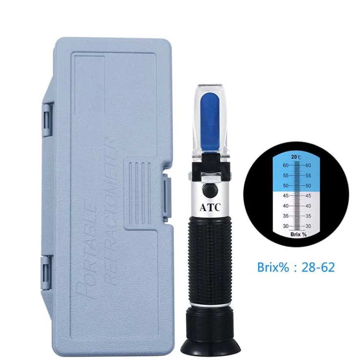 ATC Refractometer Brix 28-62% - Hand Held Sugar Content Measurement | Daraz.com.bd