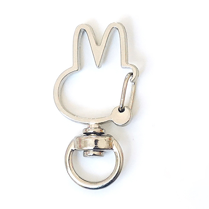 10PCS Cute Moon Star Heart Cat Animal Flower Hollow DIY Keychain ...