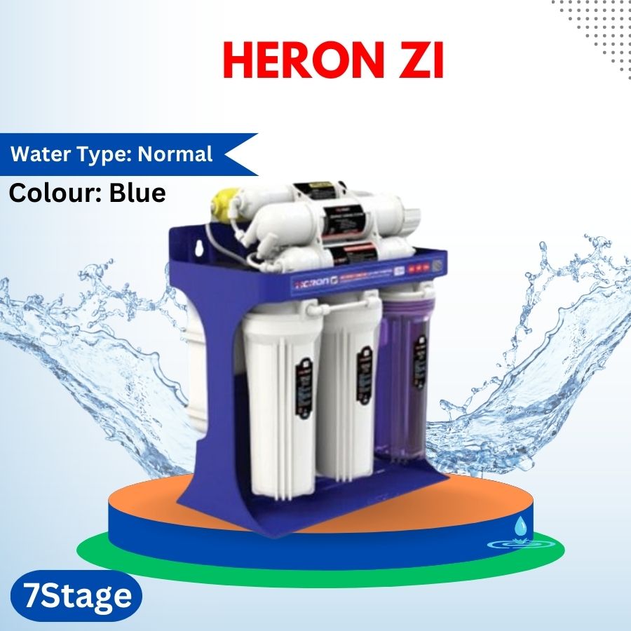 Heron Zi 7 Stage RO (Reverse Osmosis) Water Purifier. Heron Water Filter. USA Technology Water ...