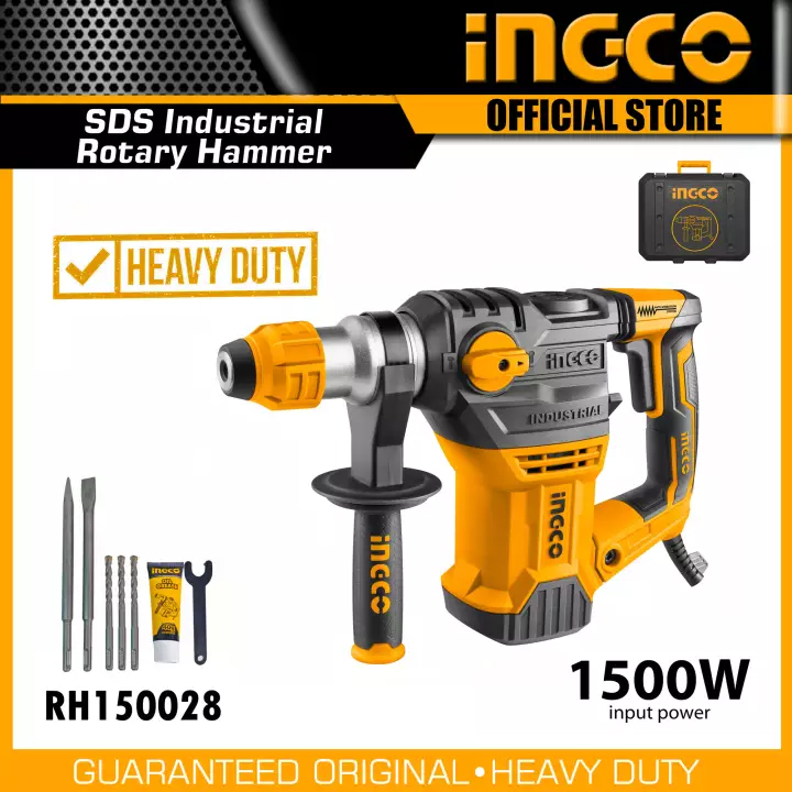 Ingco Heavy Duty Rotary Hammer Drill 1500W-Rh150028 | Daraz.com.bd