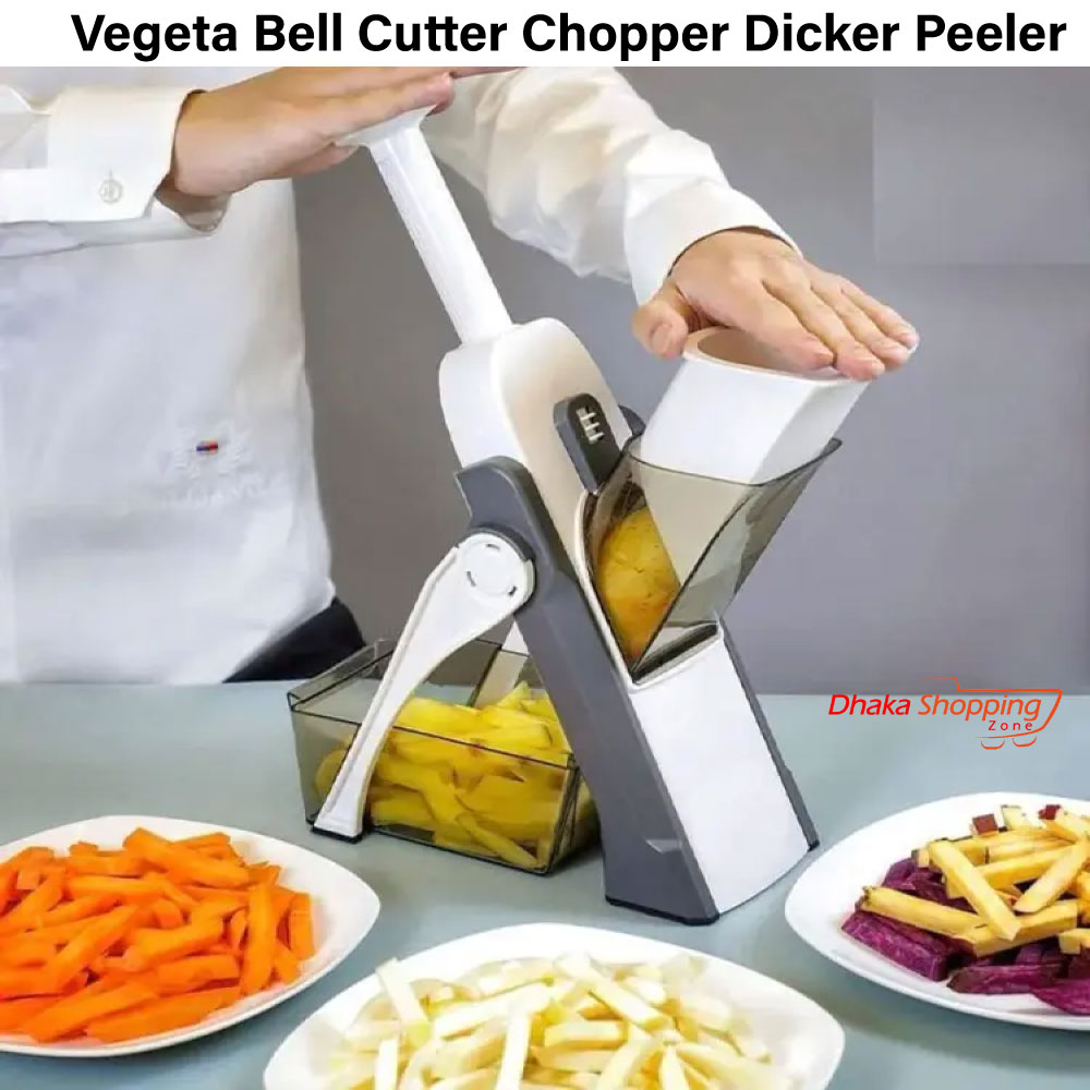 Vegeta Bell Cutter Chopper Dicker Peeler Sly Mandoline Manual Slick's ...