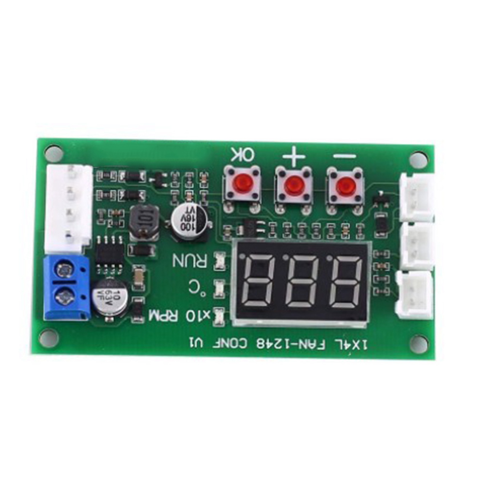 2X DC 12V 24V 48V 5A 2 3 4 Wire PWM Motor Fan Speed Controller Governor ...