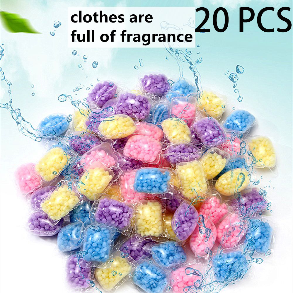 1/10/20Pcs Long-Lasting Fragrance Laundry Gel Beads Laundry Granules ...