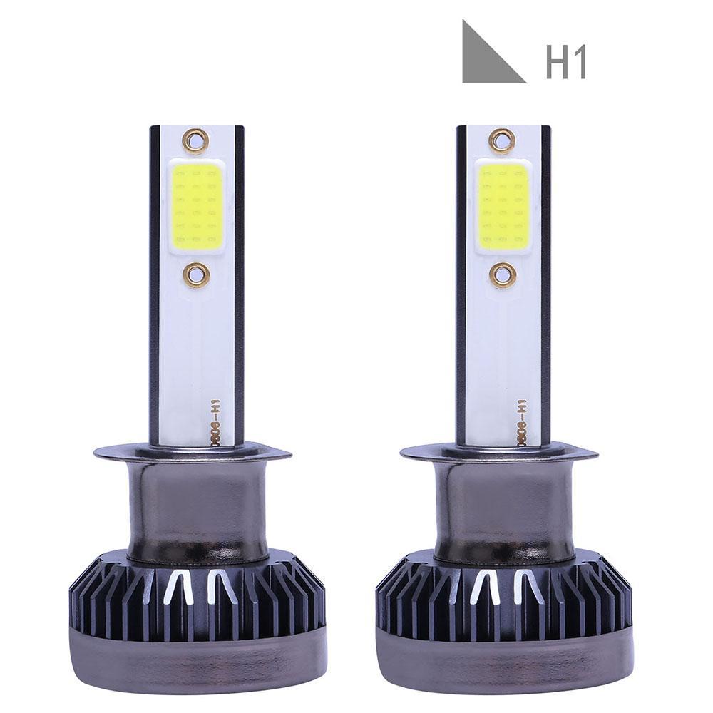2PCS H1 CAR LED Headlight Kit 120W 26000LM Light Bulb 6000K White light ...