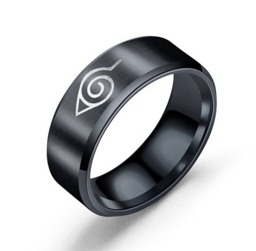 Anime Naruto Shippuden Stainless Steel Rings For Men Women