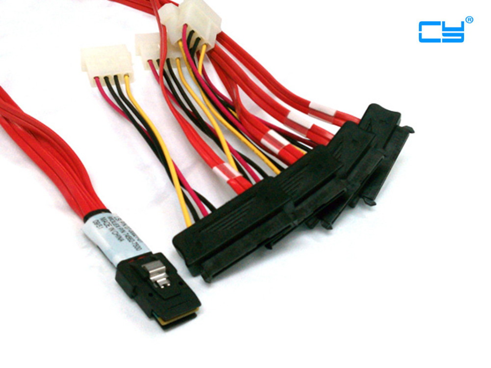 Lsi 3ware Mini Sas Cable Sff 8087 36pin To Sff 8482 Hard Disk And Power ...