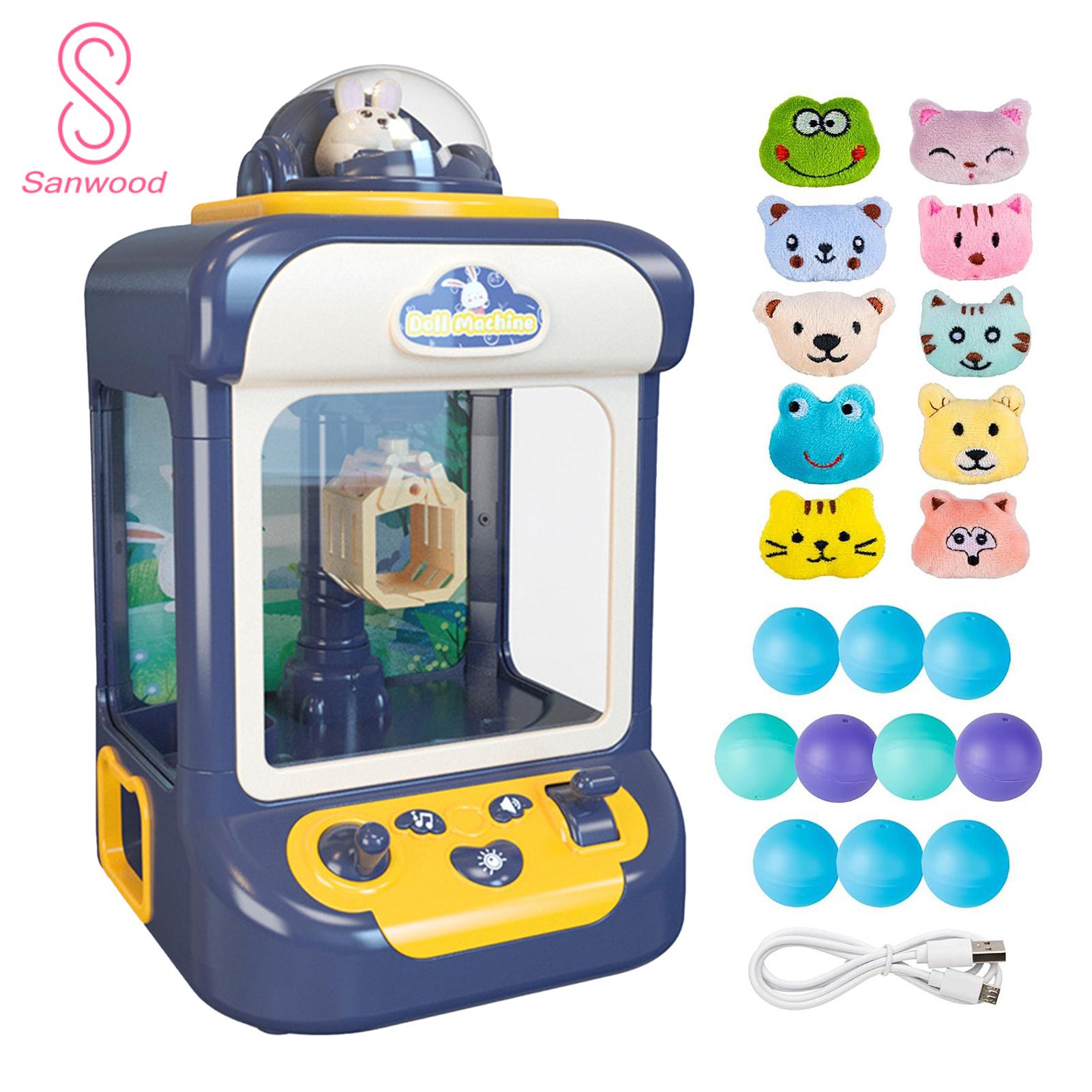 Candy Claw Machine Mini Claw Machine with 20 Toys Electronic Arcade ...