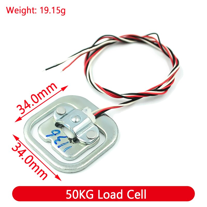 Load Cell 1KG 5KG 10KG 20KG HX711 AD Module Weight Sensor Electronic ...