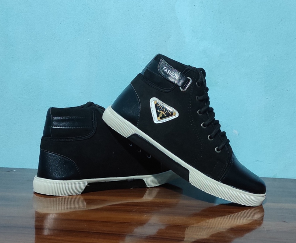 Winter Models High - Neck Boot Shoes For Men Lace - Up Boot Shoes For ...