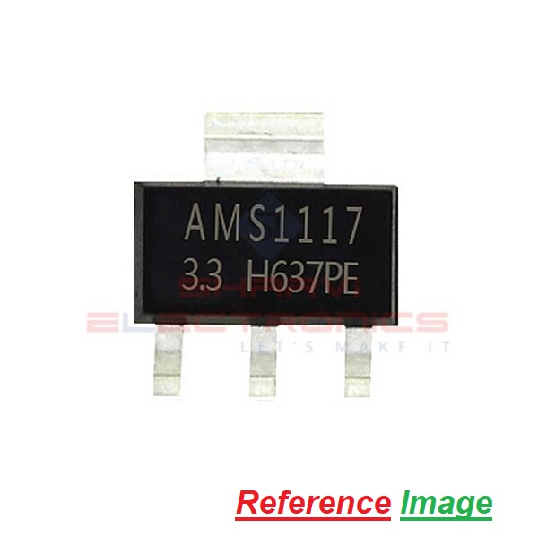 2Pcs- 3.3V AMS1117 Voltage Regulator IC AMS1117 IC LM1117 IC 3.3V 1A SMD 4Pin Leads SOT-223 ...