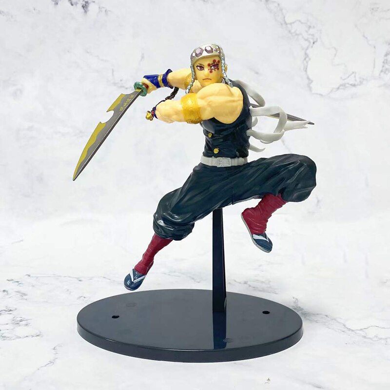 27cm Demon Slayer Uzui Tengen Anime Figure Kimetsu no Yaiba Action ...