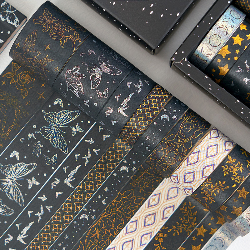 RHS Online 10 Rolls/Set Bronzing Washi Tape Splendid Time Series ...