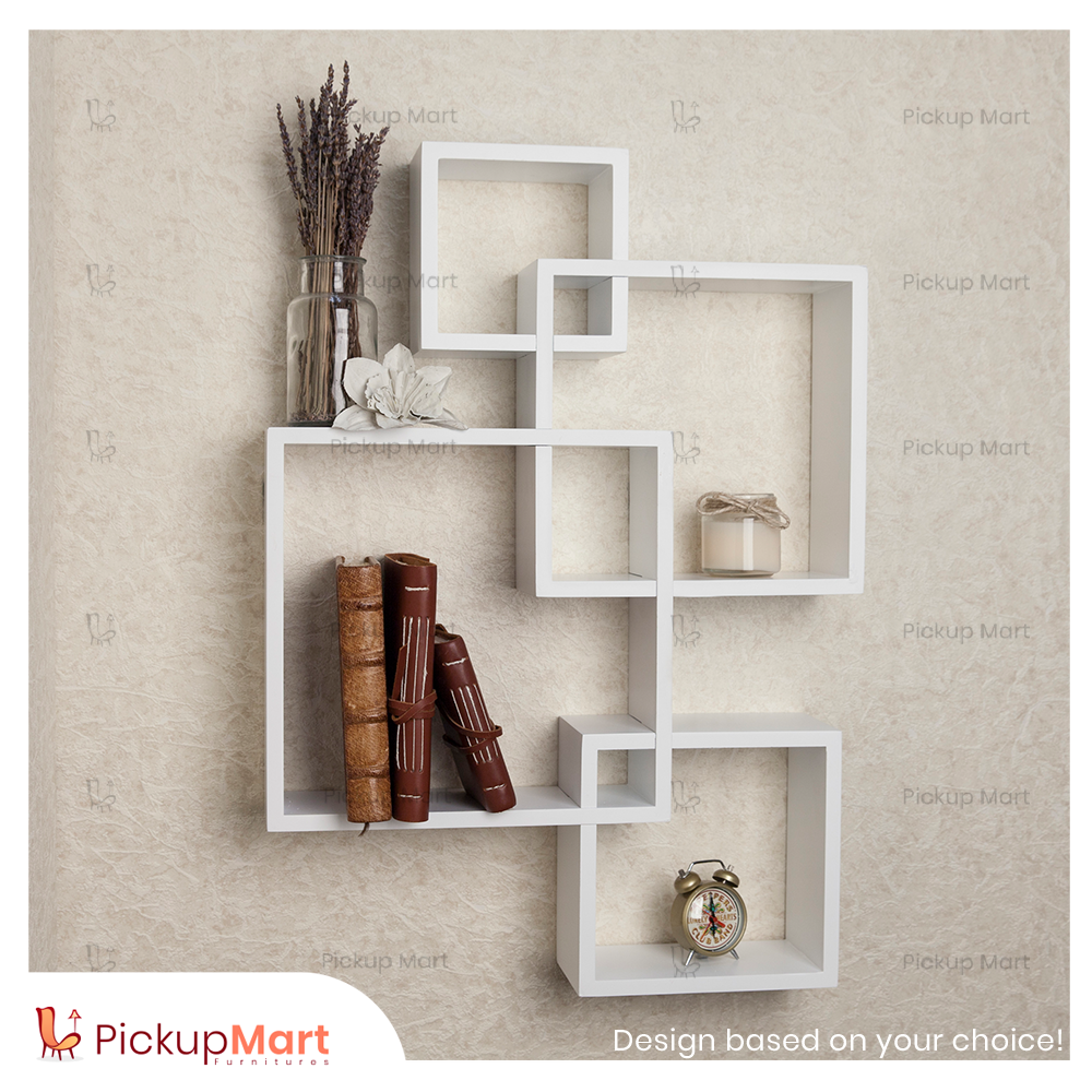 Laminated Board Book Shelf | Showpiece Rack | Living Room furniture ...