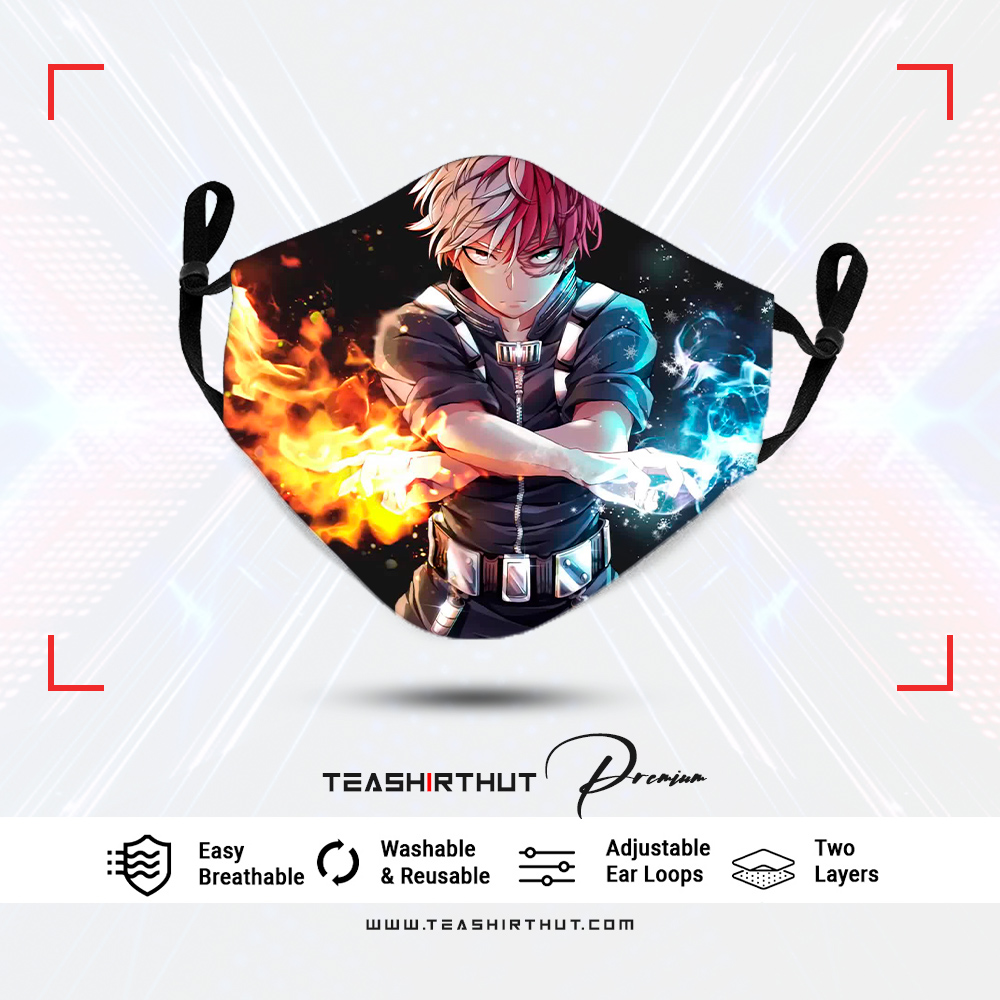 Shoto Todoroki MHA Exclusive Anime Design Edition Facemask | Daraz.com.bd