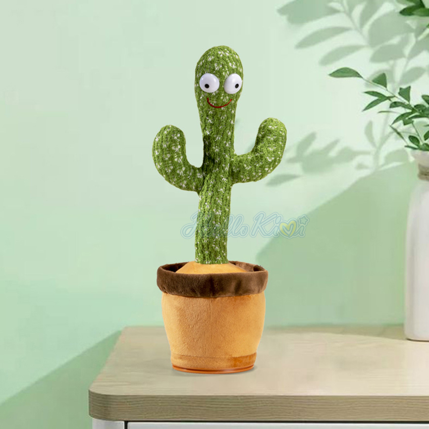 Talking & Dancing Cactus Mimicking Toy (USB CHARGING)-120 songs ...
