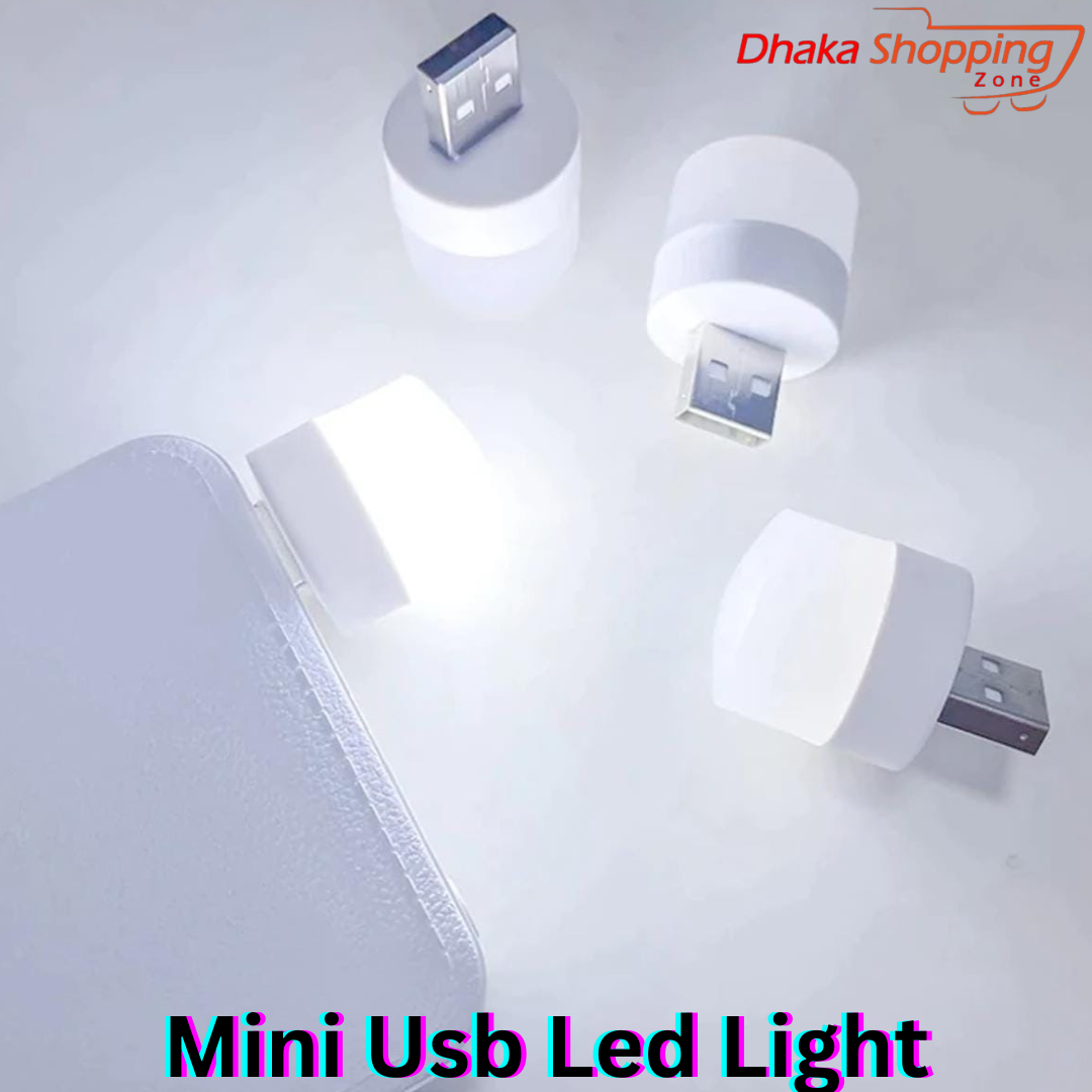 Mini Usb Led Light Portable White Color Suitable For Powerbank Laptop ...