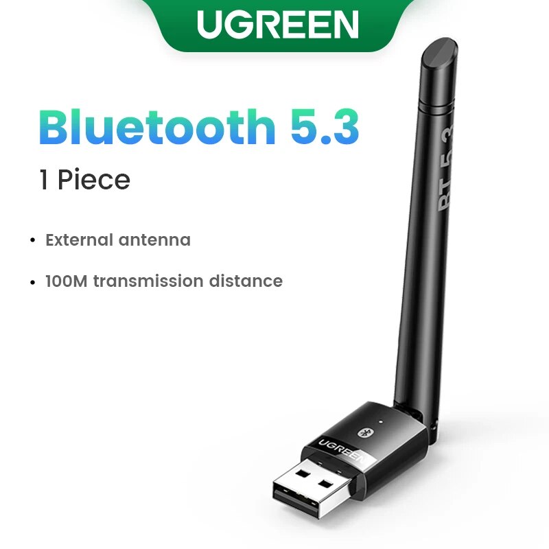 UGREEN 2 in 1 USB Bluetooth 5.4 5.3 Dongle Adapter for PC Speaker ...