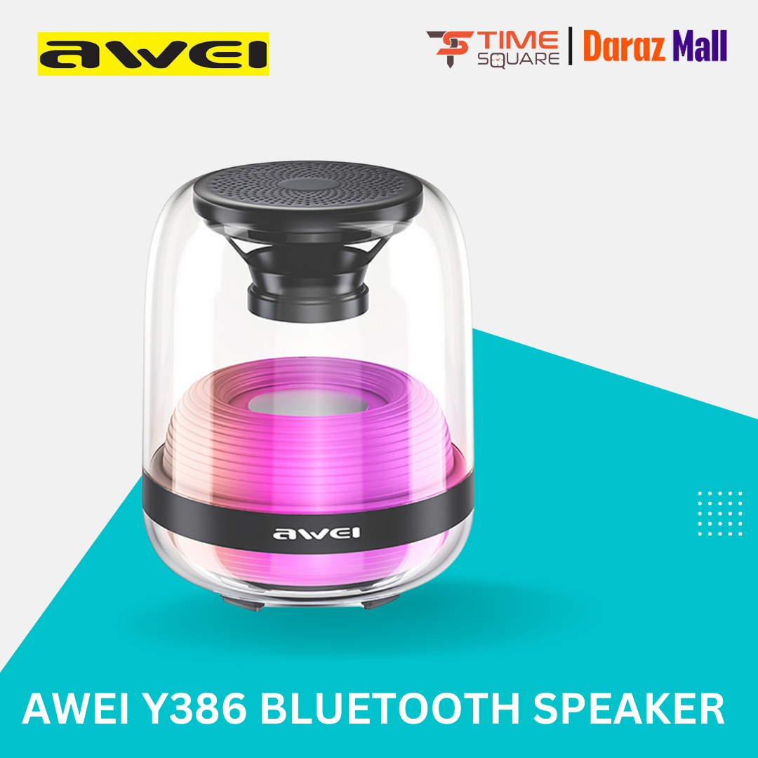 AWEI Y386 RGB Light Portable Bluetooth Speaker | Daraz.com.bd