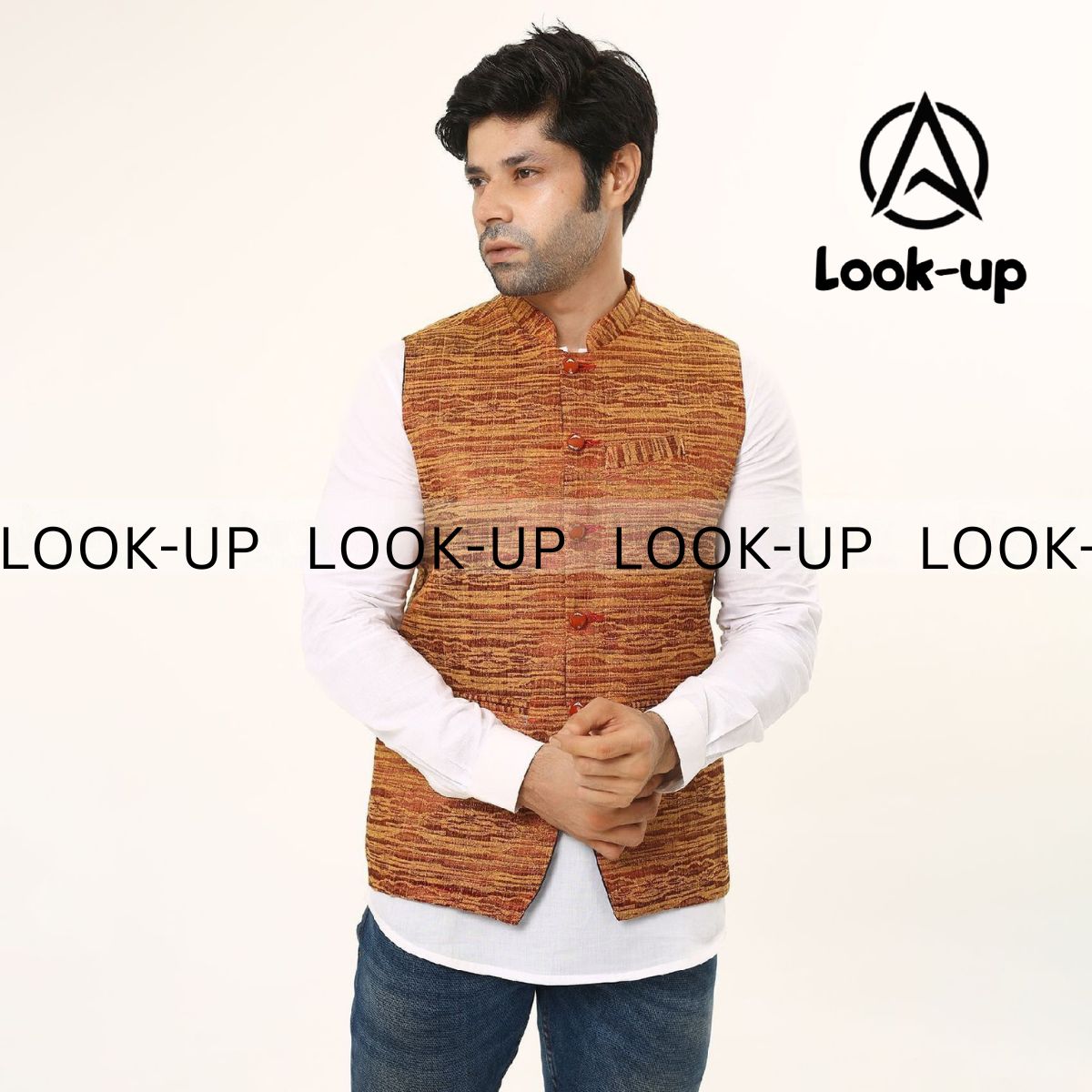 Printed Party Wear Waistcoat Koti Vest for Men | Daraz.com.bd