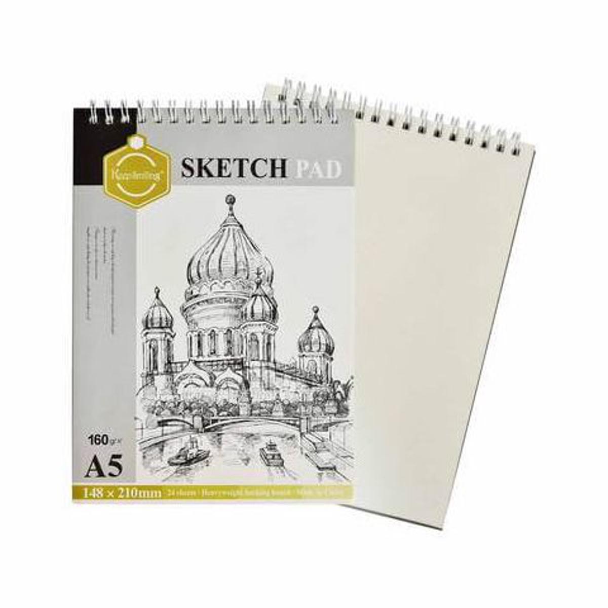 Keep Smiling Sketch Pad Drawing Pad Artist Pad Sketch Book A5