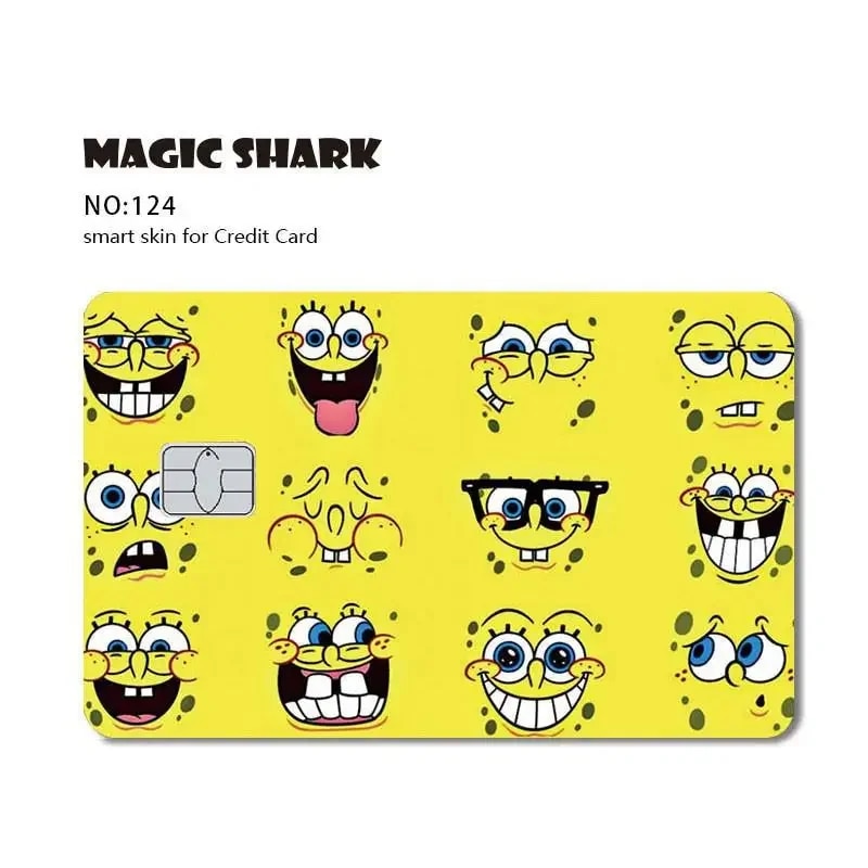 New Anime Cartoon PVC Film ticker Cover Cae for mall Chip Credit Debit ...