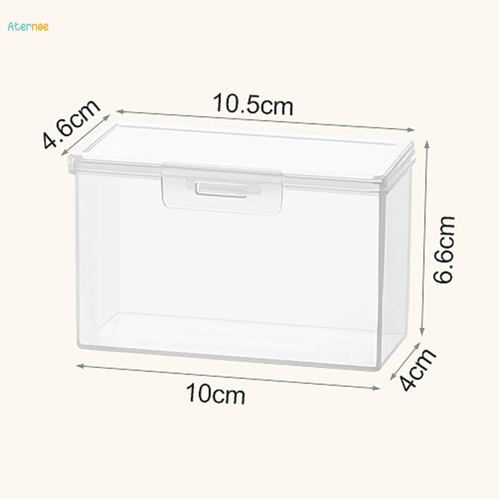 Photo Storage Box Embellishment Keeper with Lid Portable Dustproof ...