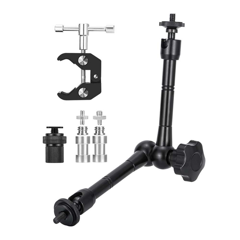 Magic Arm With Super Clamp 11 inch Articulating Friction Crab Clamp ...