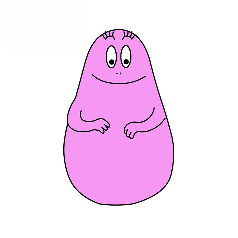 Barbapapa Motorcycle Car Bumper Window Stickers Vinyl Car Sticker ...