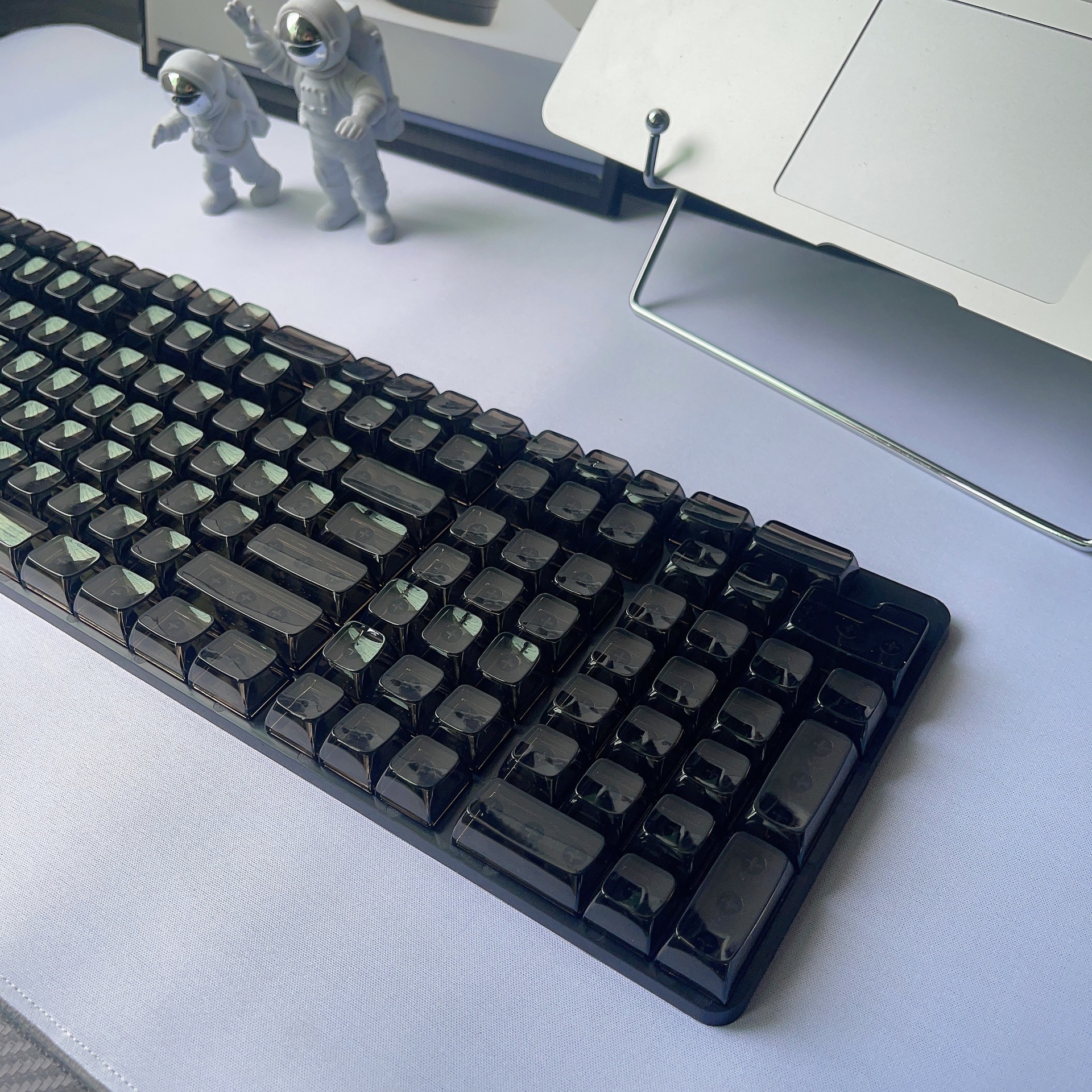 Full Transparent Crystal Keycaps DIY Customized Mechanical Keyboard ...