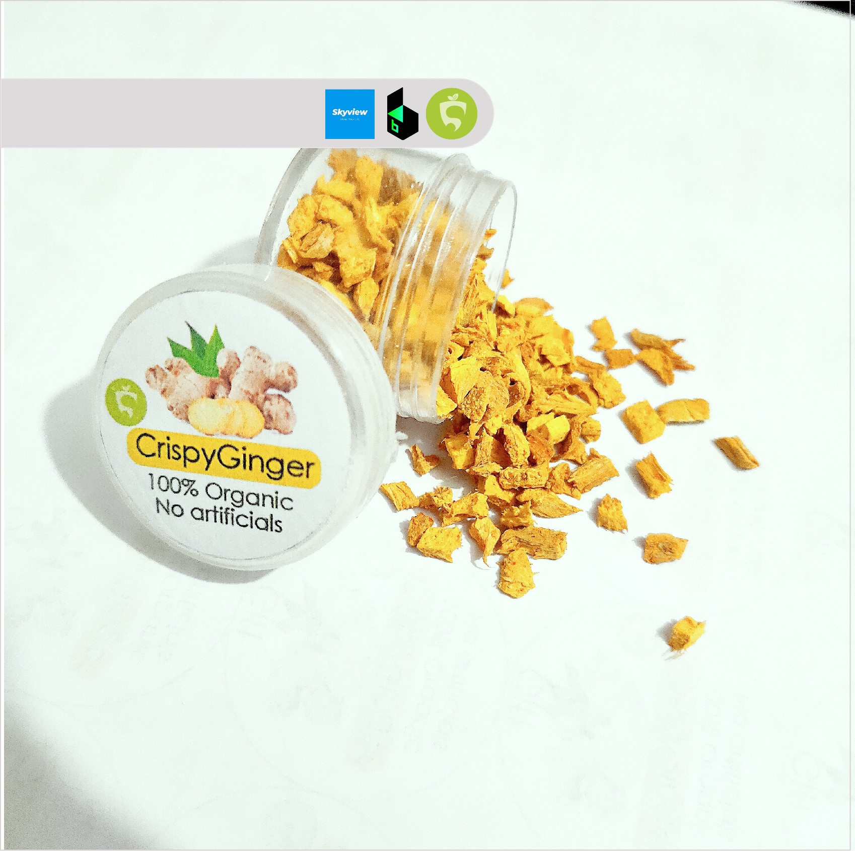 ChewingGinger/Dry salted Spicy crispy Ginger Ready to Eat(5 pots) | Daraz.com.bd