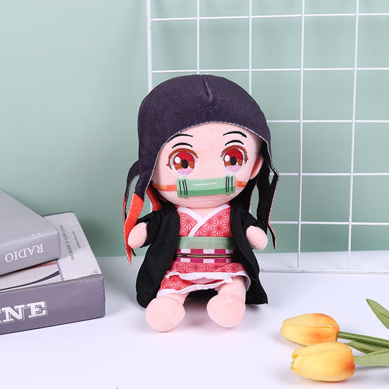 Anime Demon Slayer: Kimetsu No Yaiba Kamado Tanjirou Cosplay Plush Doll ...