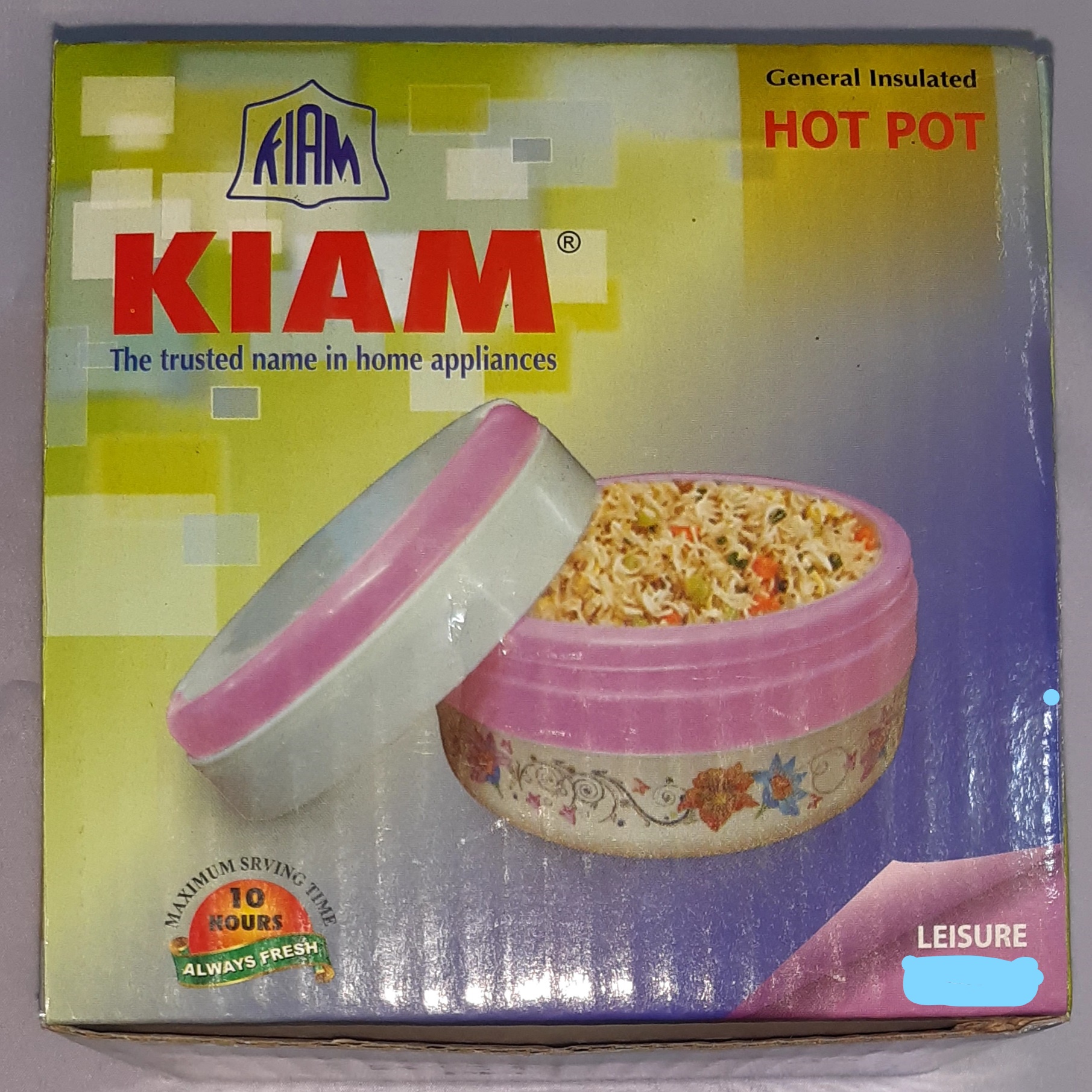 Kiam General Insulated Hot Pot LEISURE 400 ml full plastic | Daraz.com.bd