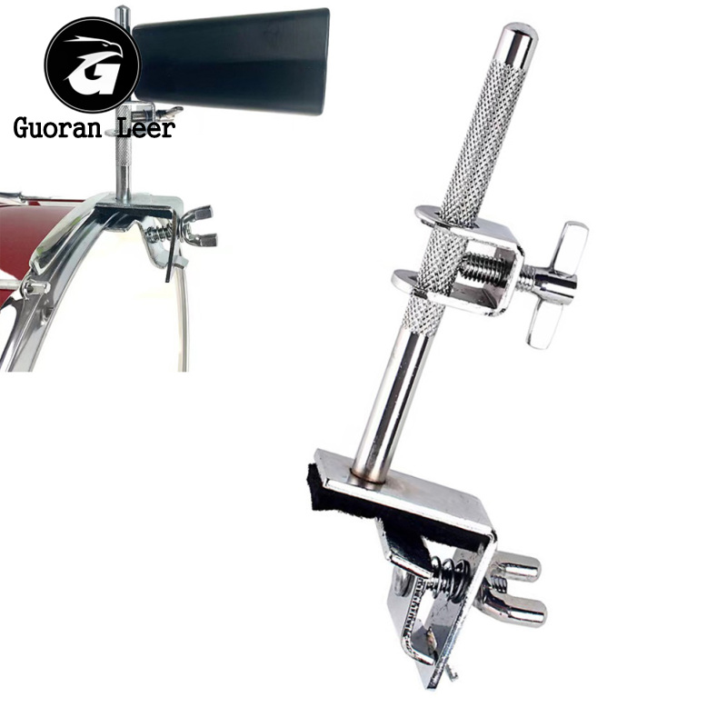 Cowbell Clamp Adjustable Bass Drum Hoop Cowbell Holder Stainless Steel ...