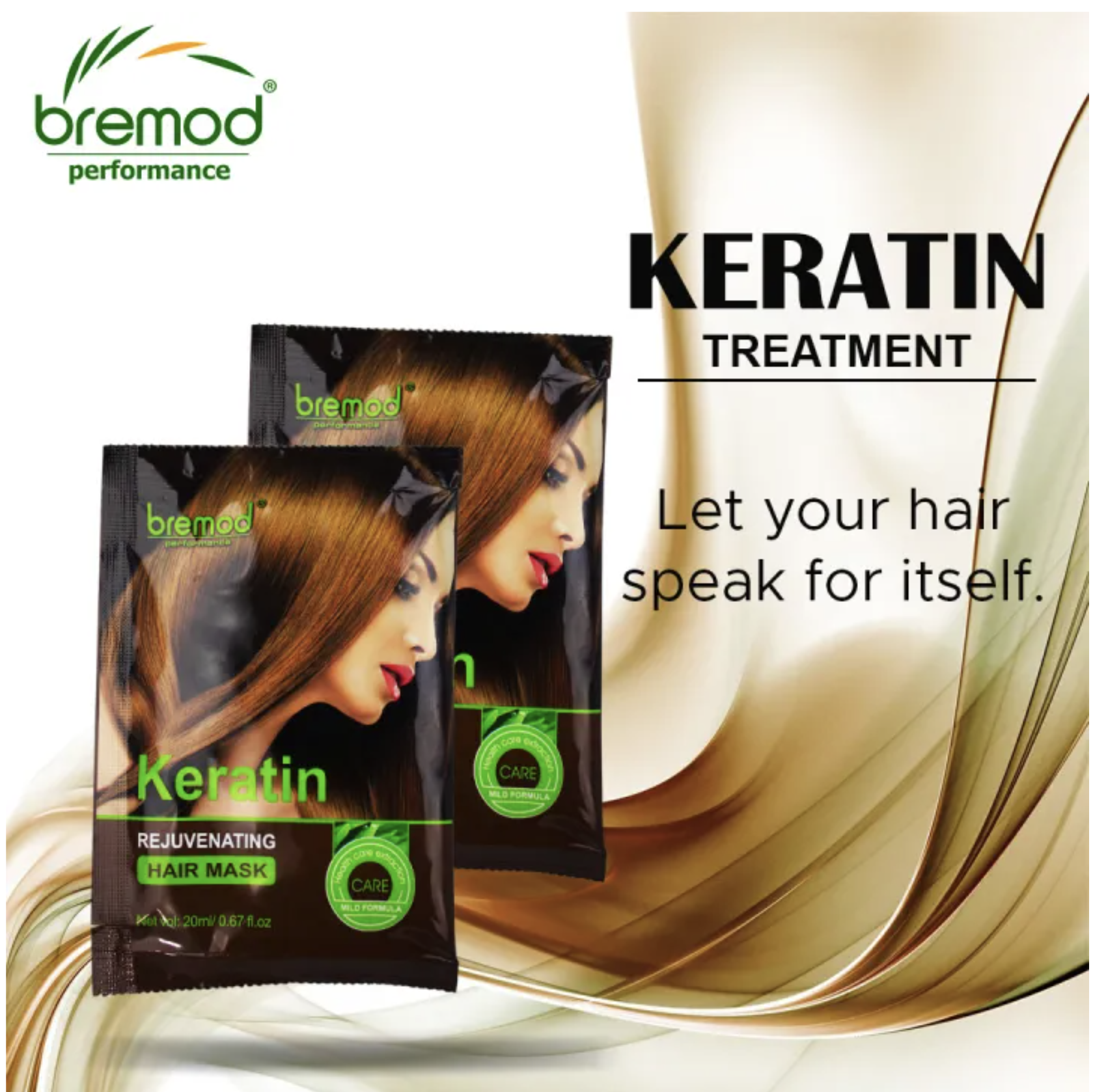 Bremod Performance Keratin Rejuvenating Hair Mask Sachet 20ml ...