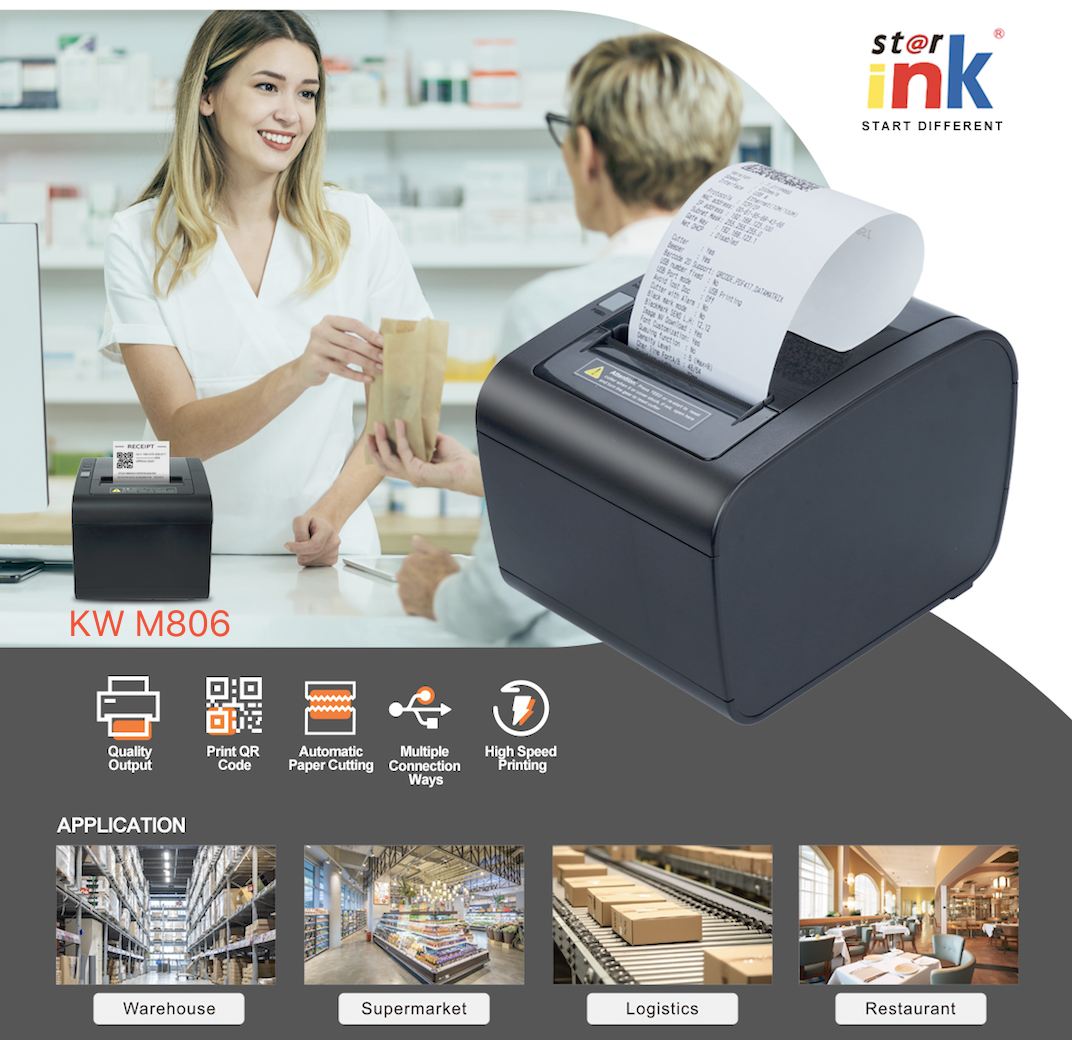 STARINK KW-M806 80mm Thermal Receipt Printer | Daraz.com.bd