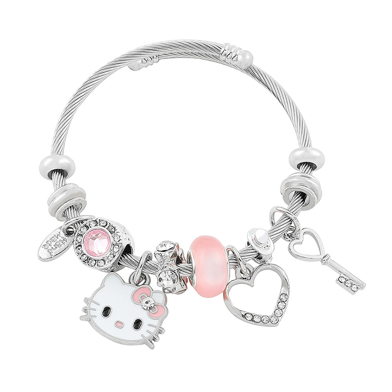 Sanrio Hello Kitty Bracelet Fashion Trendy Girl Y2K Bangles KT Cat ...