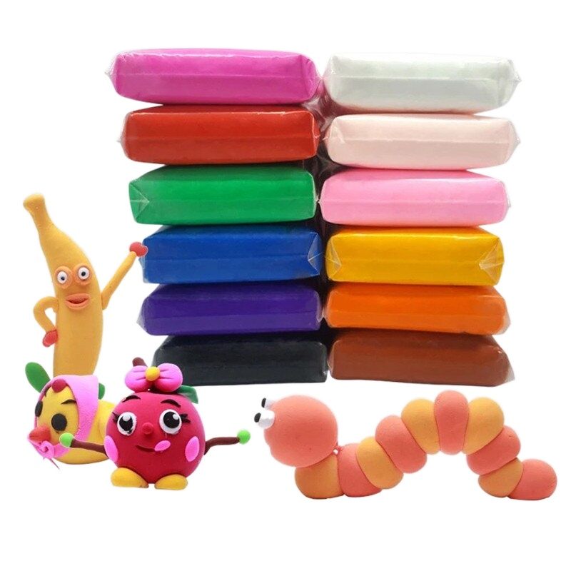 12pcs-1pac DIY soft Super clay/sand craft ideas for your baby/kids ...