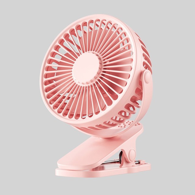 Rechargeable 360 Degree Rotatable Desktop USB Fan With Clip Household ...