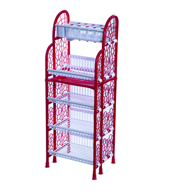 RFL Standard Kitchen Rack 5 Step with platter stand + water pass tray ...