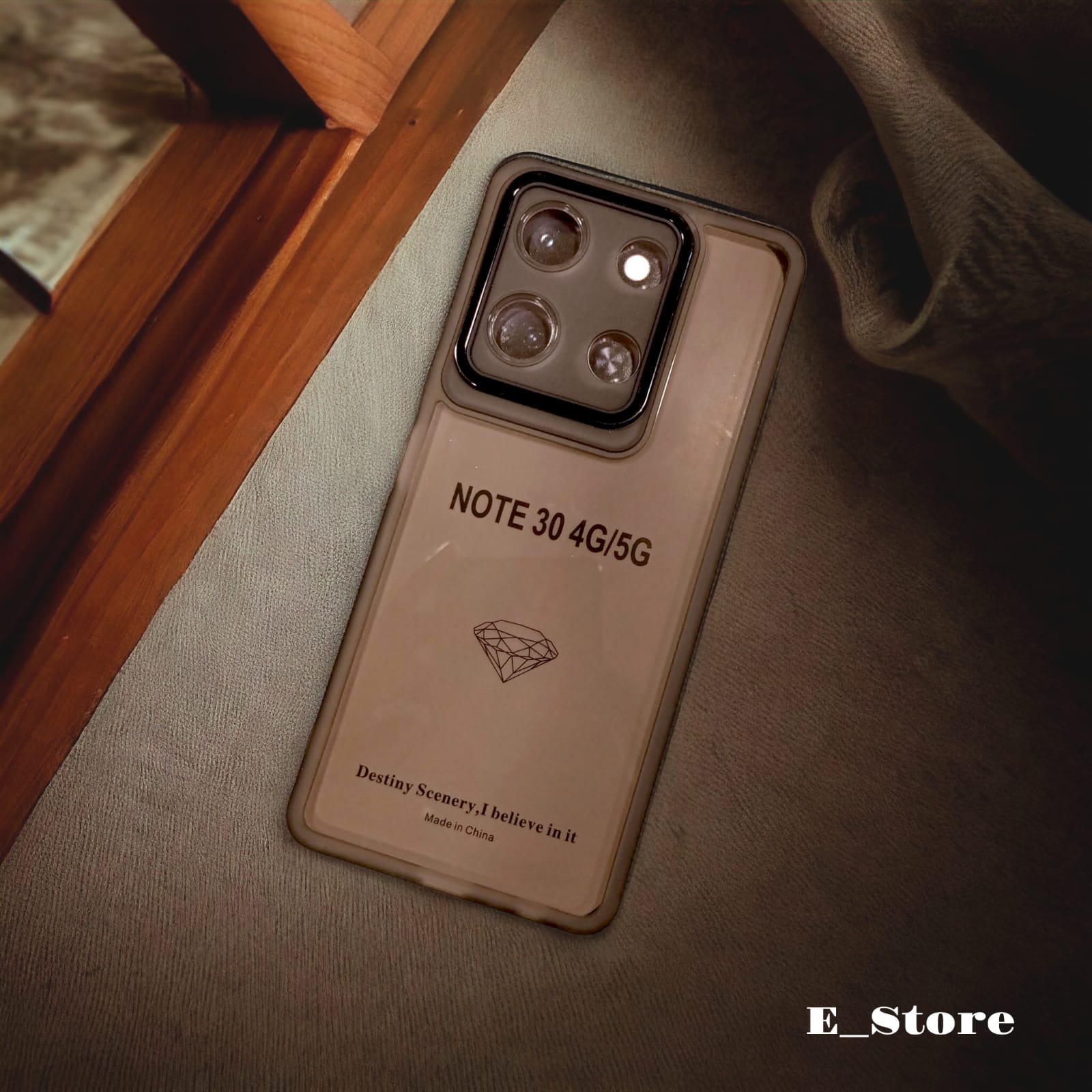 For Infinix Note 30 Edge-Reinforced Shockproof Cushion Back Clear ...