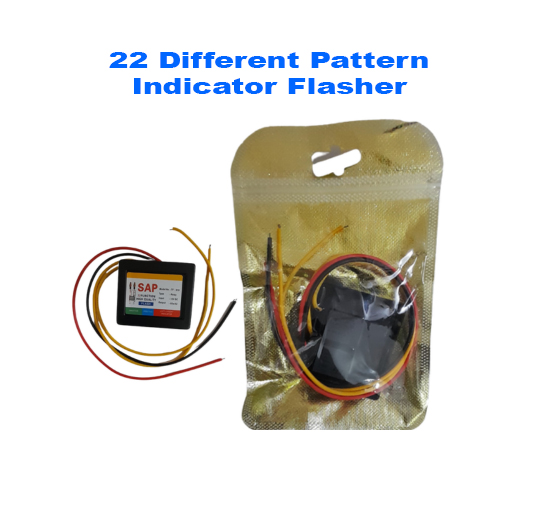 Universal Bike Hazard Flasher Relay 22 Different Pattern Flasher Relay ...